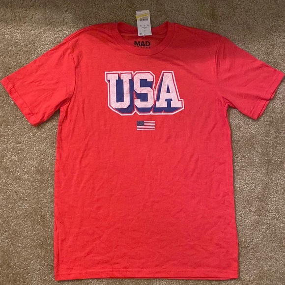 MAD Engine | Shirts | Mad Engine Red Usa Tshirt | Poshmark